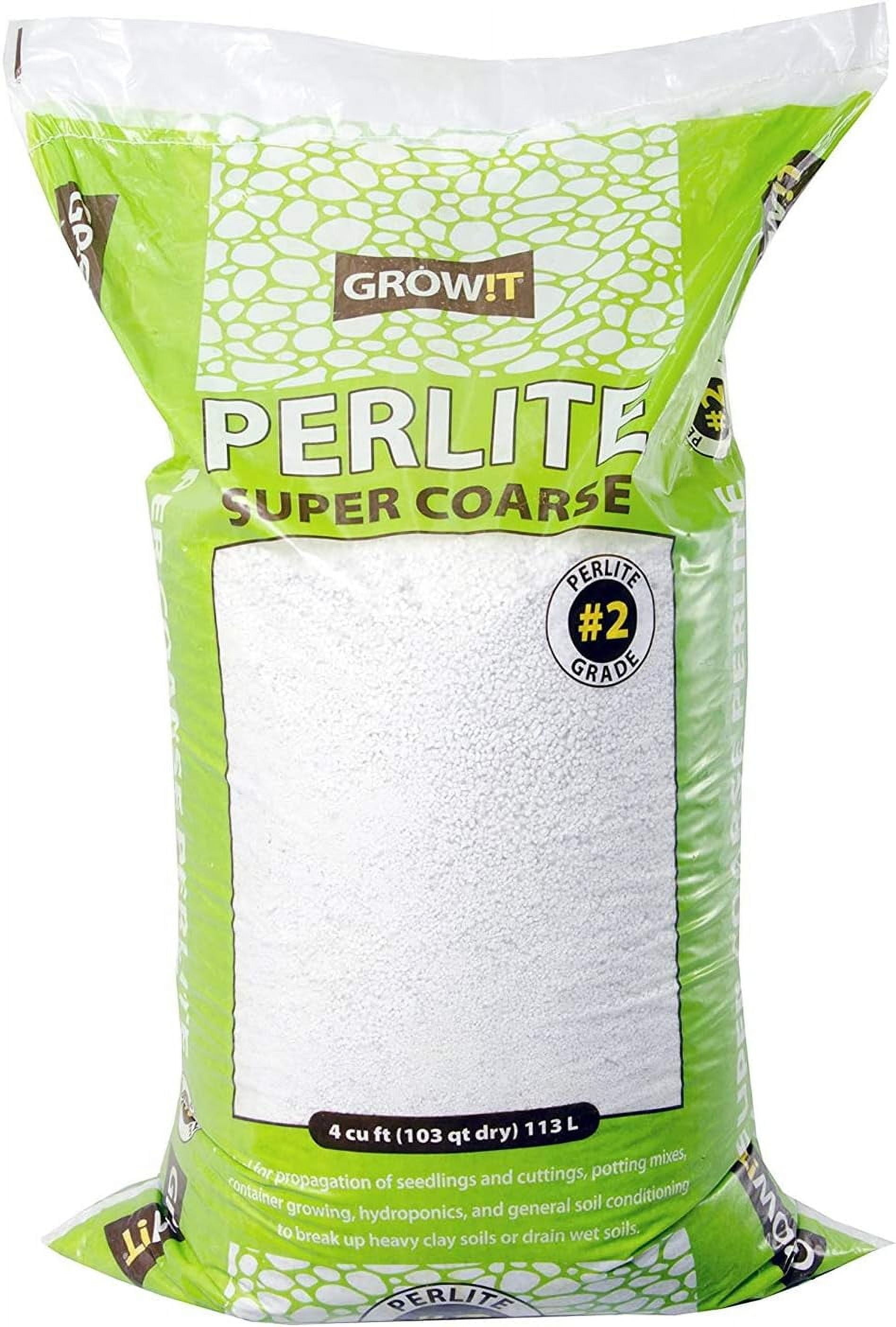 Super Coarse #2 Perlite for Hydroponic Greenhouses Gardens Potting Soil ...