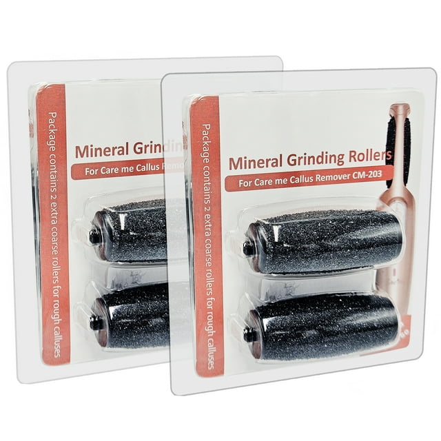 Super Coarse Replacement Rollers for Care me Callus Remover Rechargeable CM-203 - Grinding Heads ...