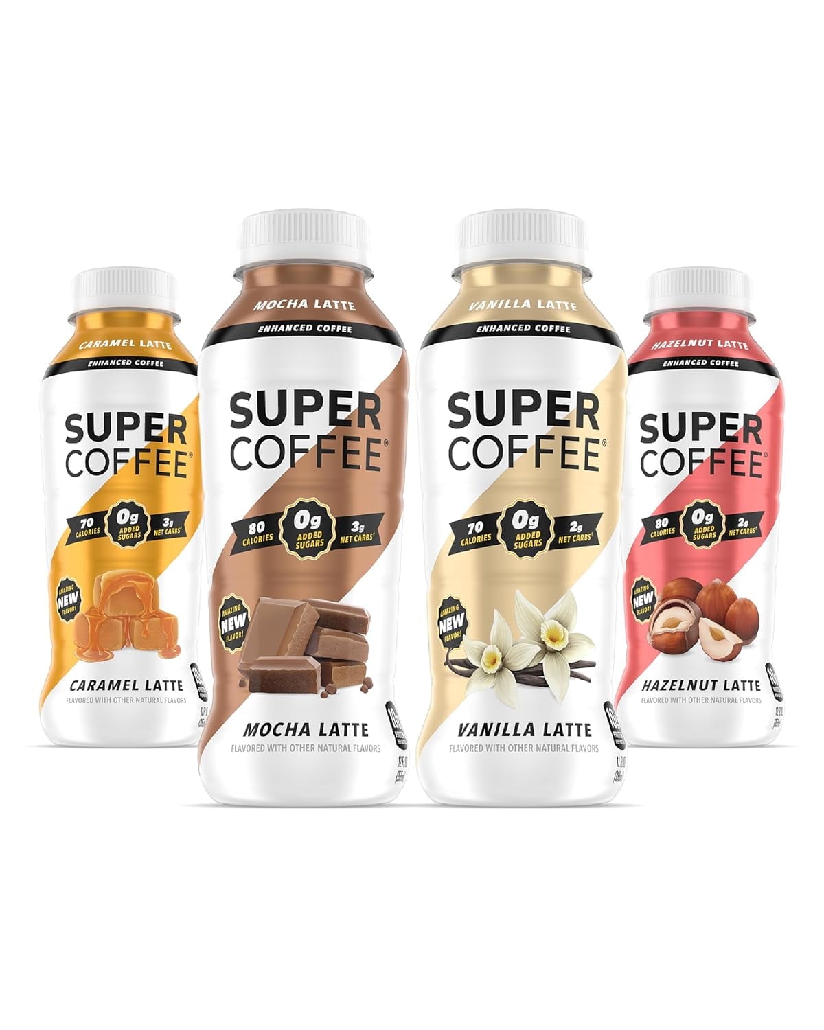 Super Coffee, Ready To Drink Iced Coffee, Variety Pack (12 Ounce ...