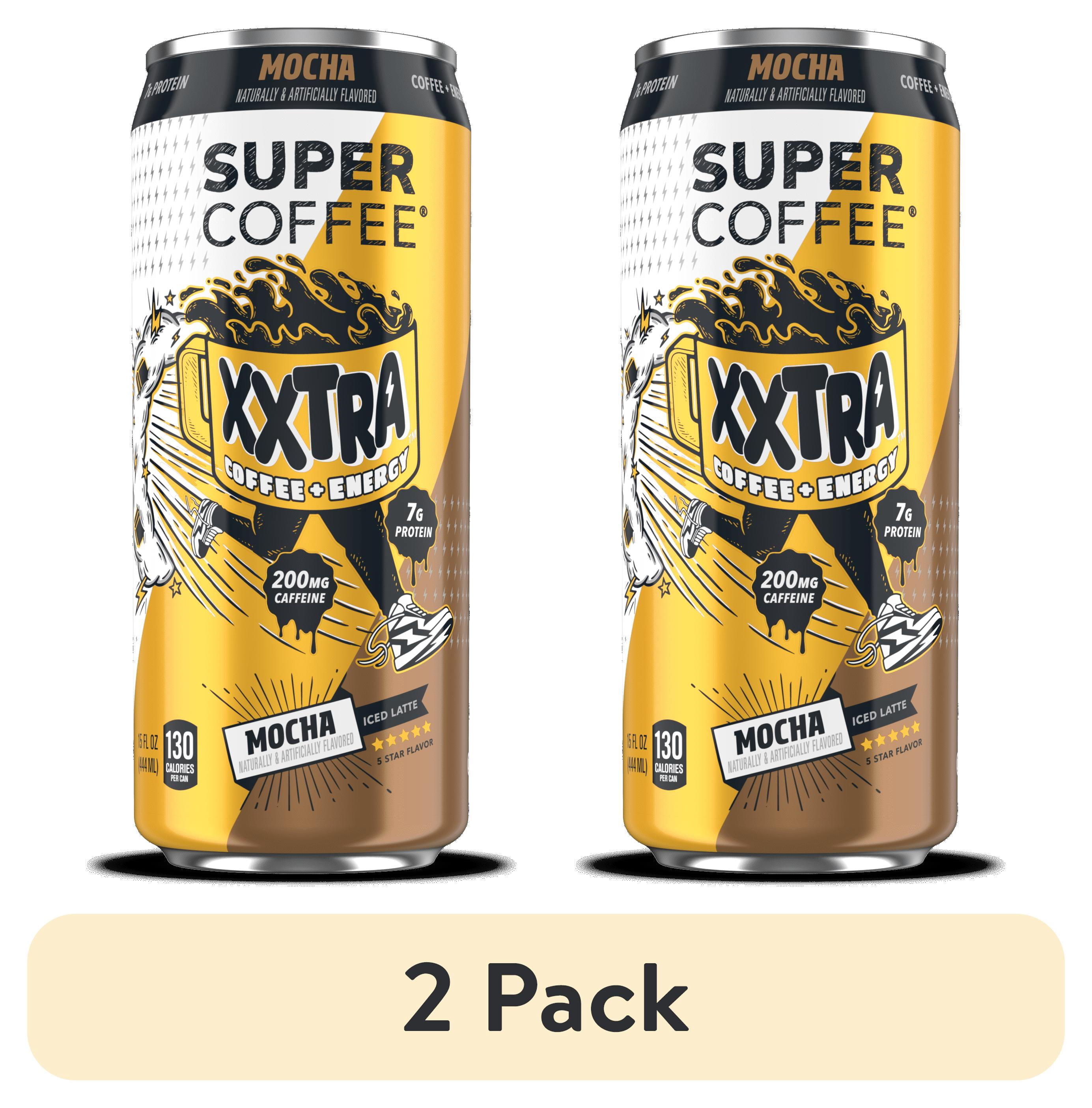 15oz Canned Coffee Super Coffee Mocha & Mocha XXTRA Bundle - 24 Cans ...
