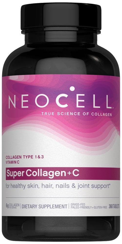 Super Collagen Plus Vitamin C | 360 Tablets | by NeoCell - Walmart.com
