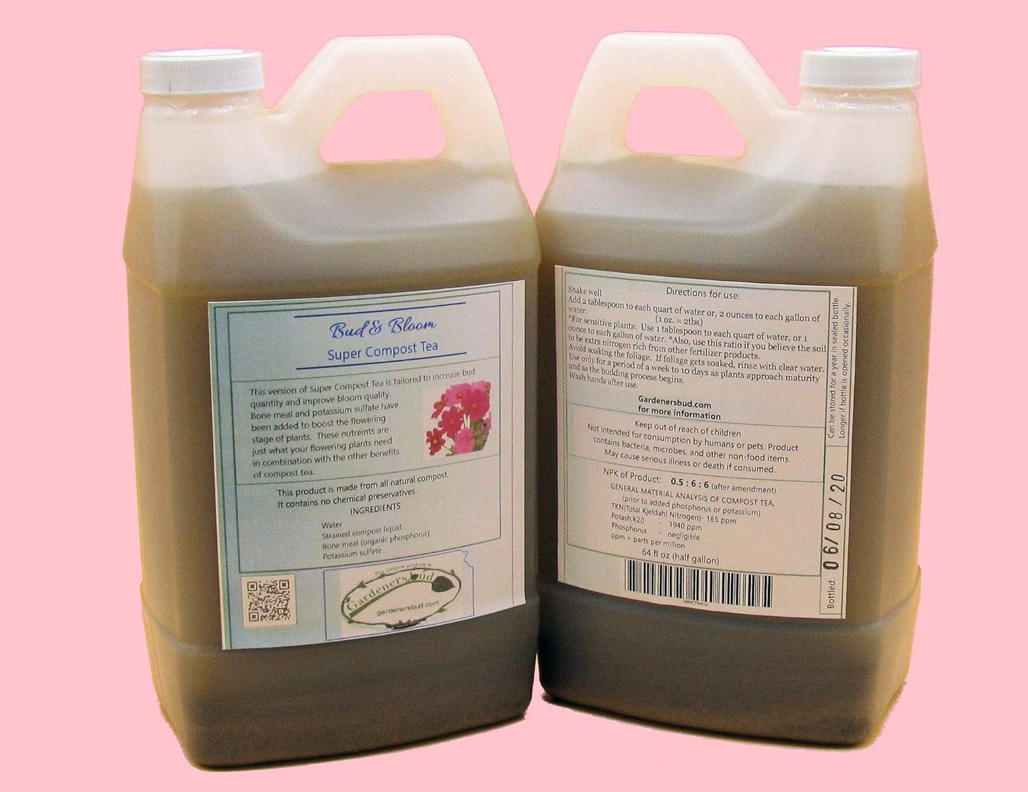 Super Compost Tea_Bud and Bloom (128 oz - one Gallon) Natural and ...