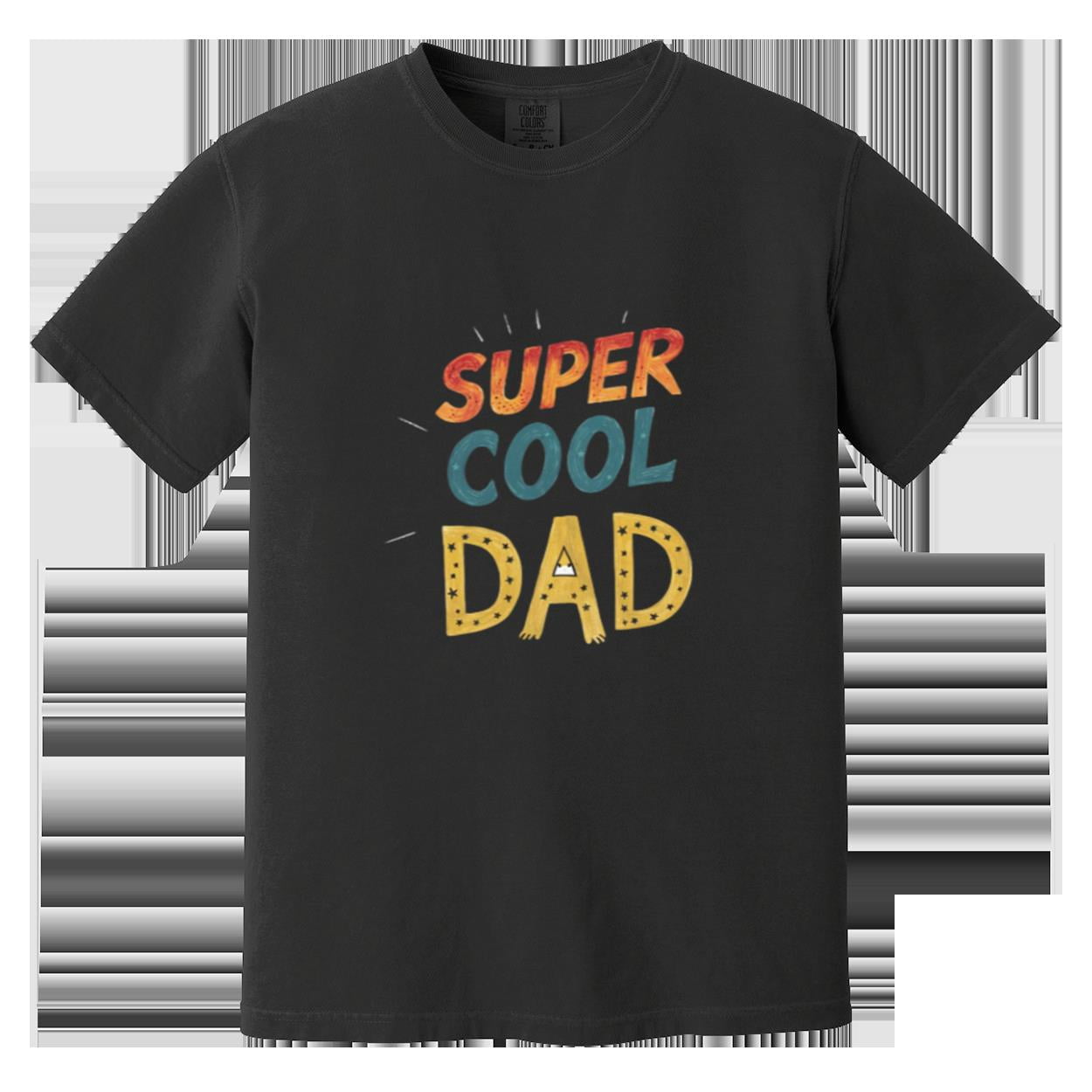 Super Cool Dad Comfort Color T-shirt Bold Graphic For Father’s Day, for ...