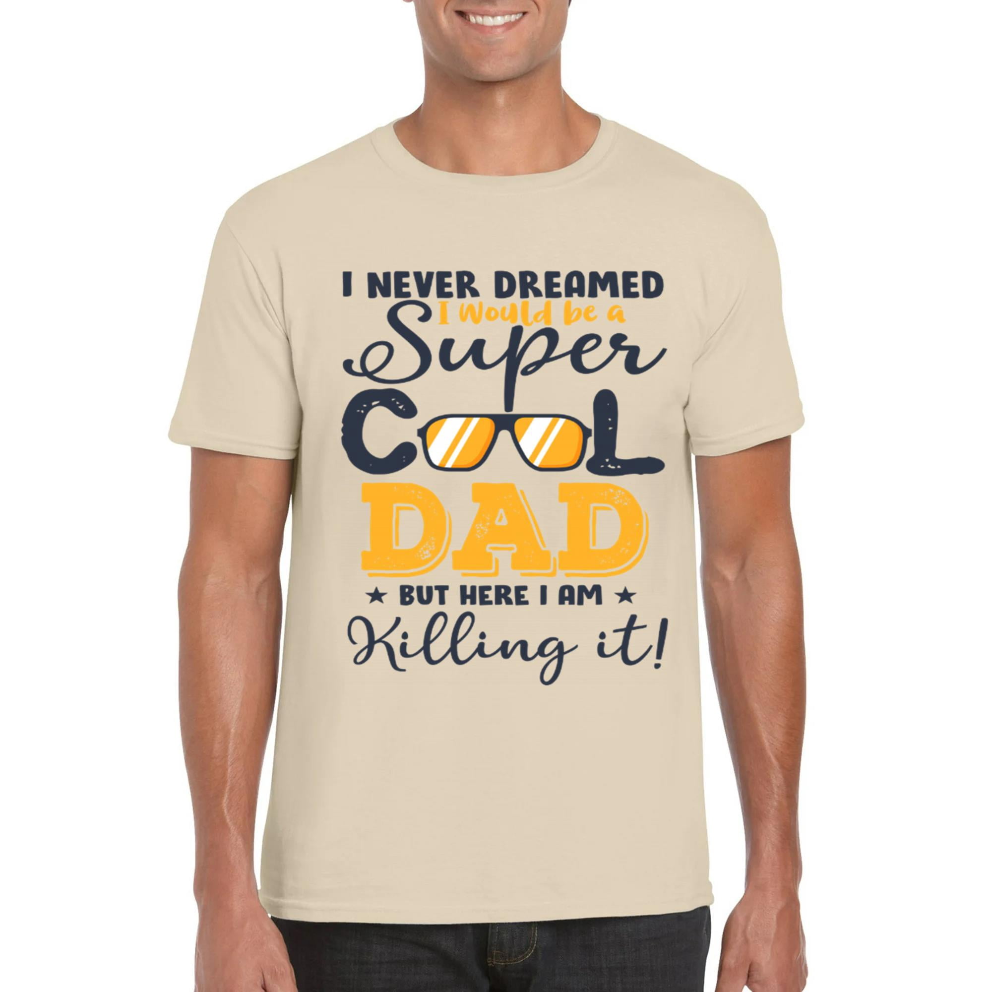 Super Cool Dad Funny Fathers Day Hero Awesome Celebration T-Shirt, for ...