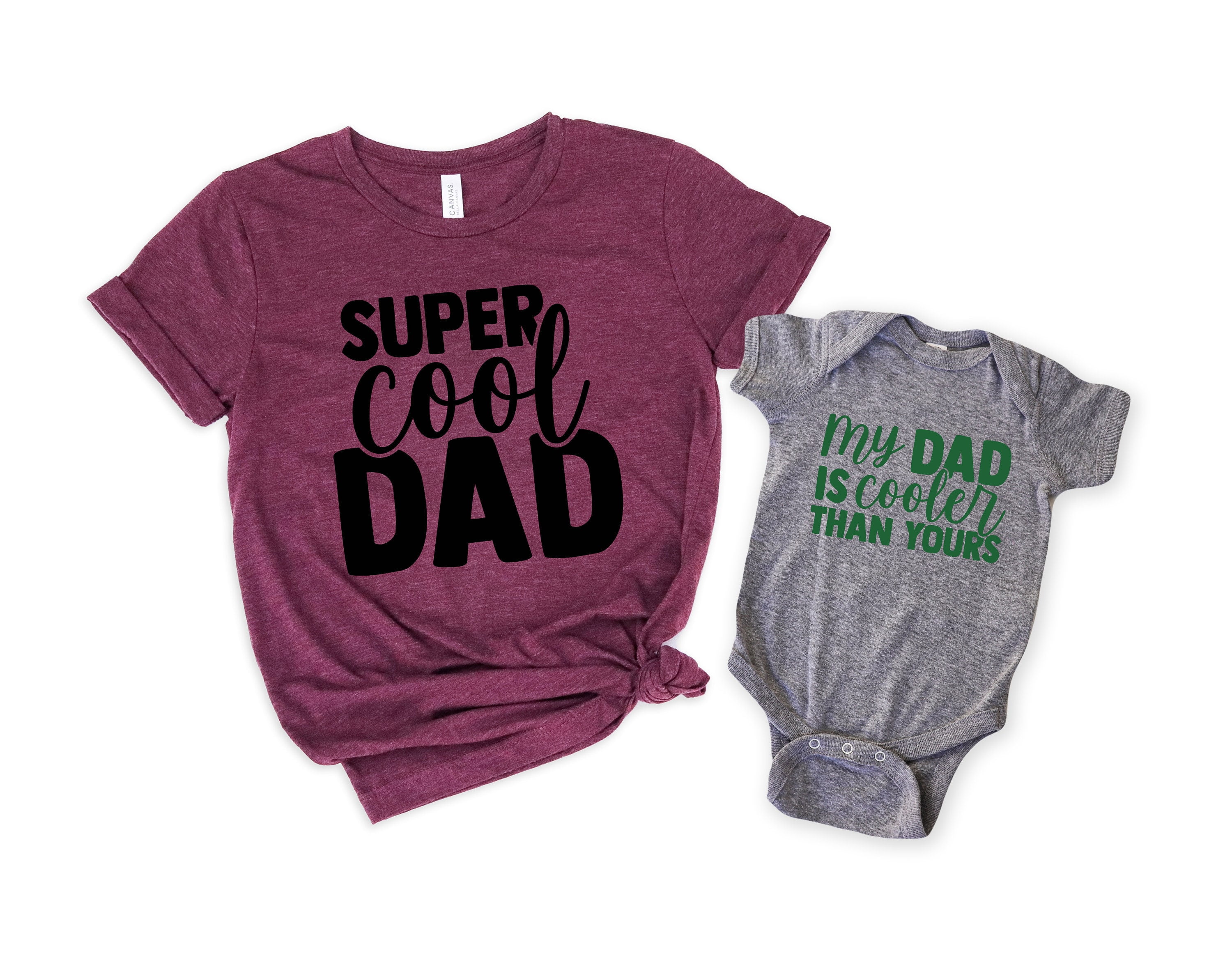 Super Cool Dad Shirt,My Dad Is Cooler Than Yours Shirt,Dad and son ...