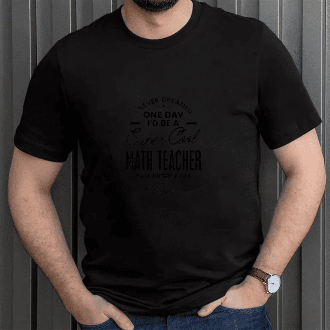 Super Cool Math Teacher Funny Classroom Nerd Geek Student Quote Unisex ...