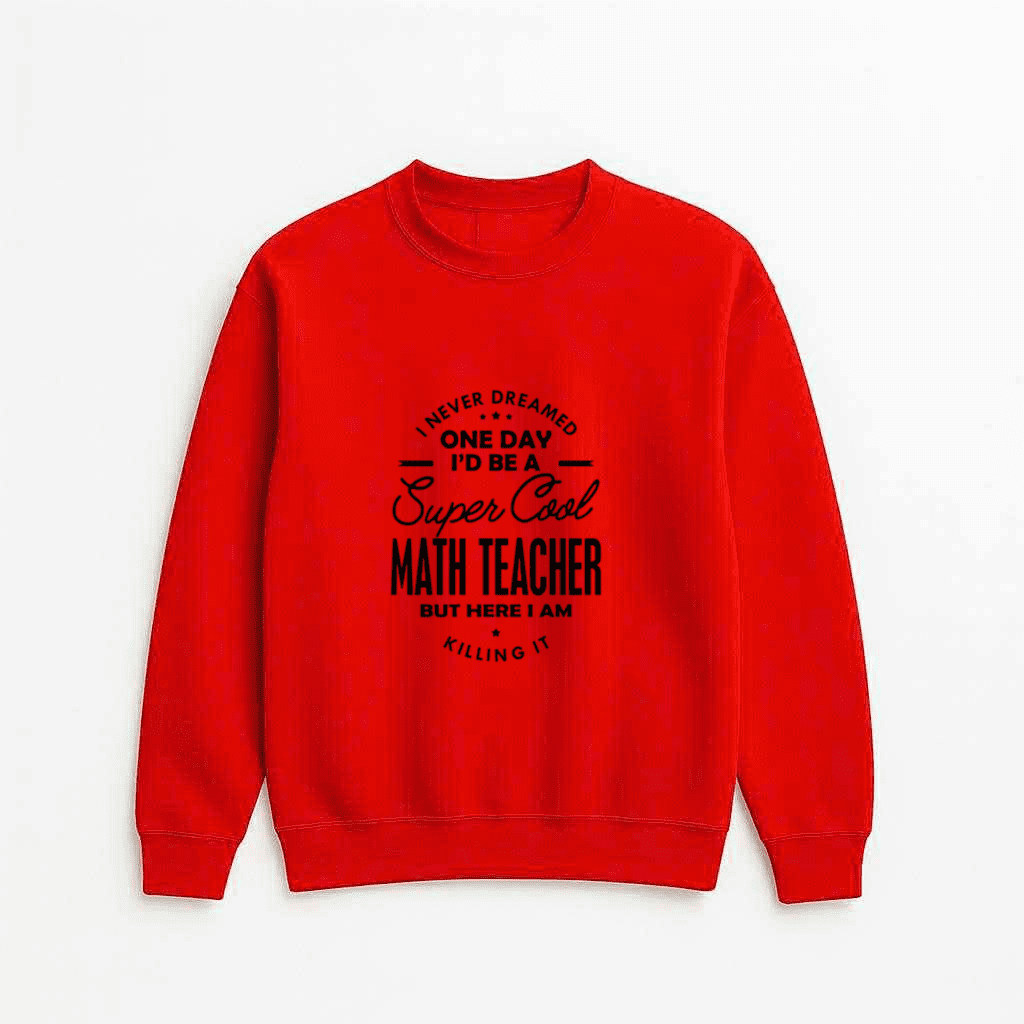 Super Cool Math Teacher Funny Classroom Nerd Student Geek Quote ...