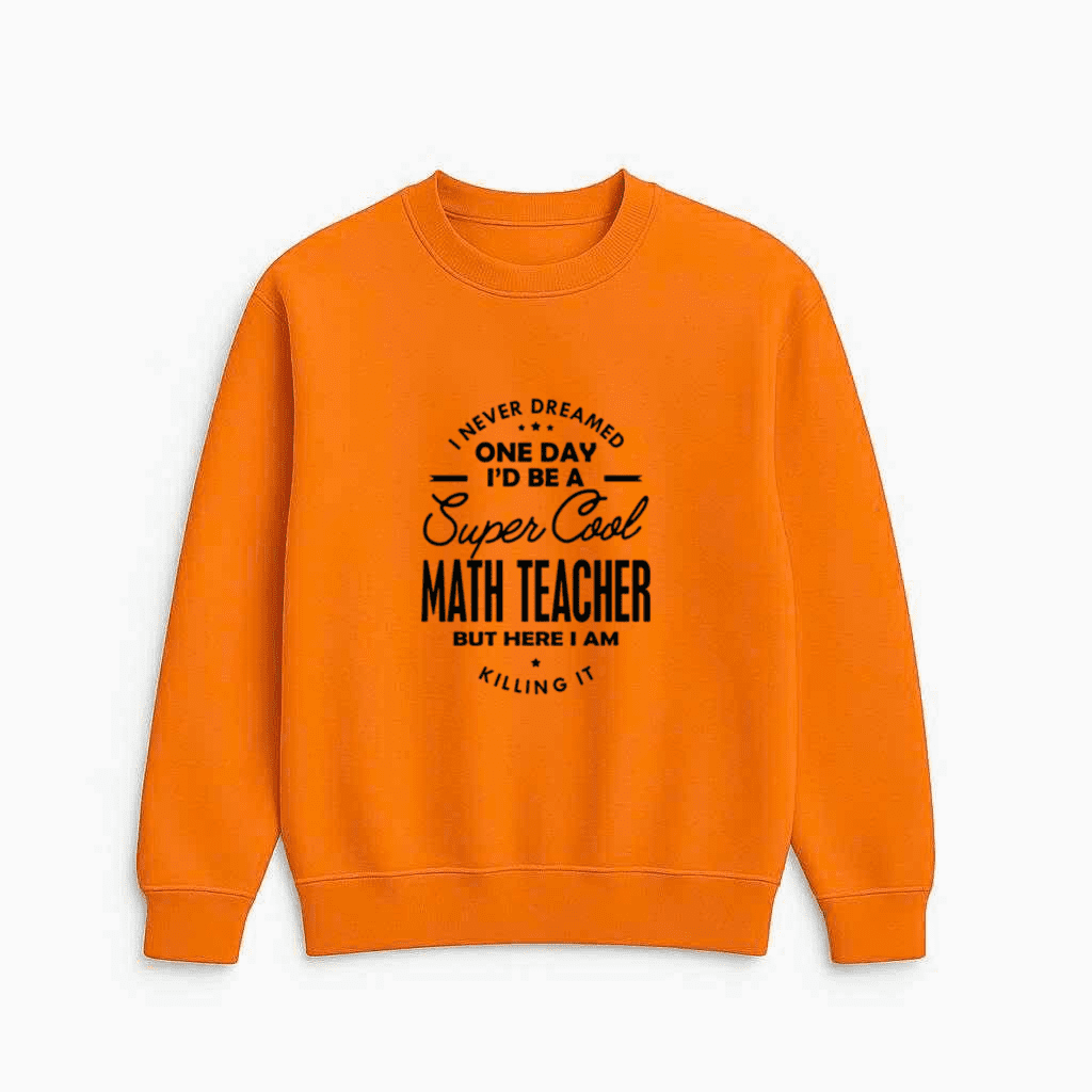 Super Cool Math Teacher Funny Classroom Nerd Student Geek Quote ...