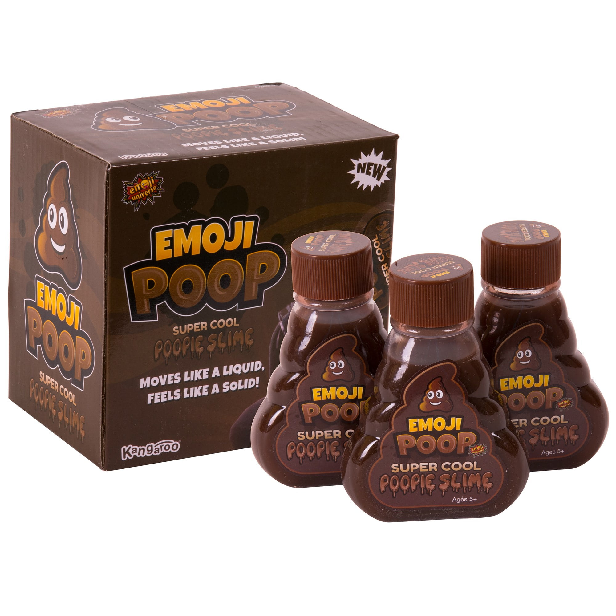 Emoji Poop Slime - 3 Pack - Walmart.com