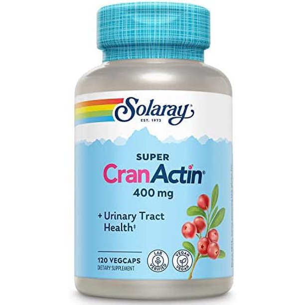 Super Cranactin Cranberry AF Extract Vegetarian Capsules, 400 Mg, 120 ...