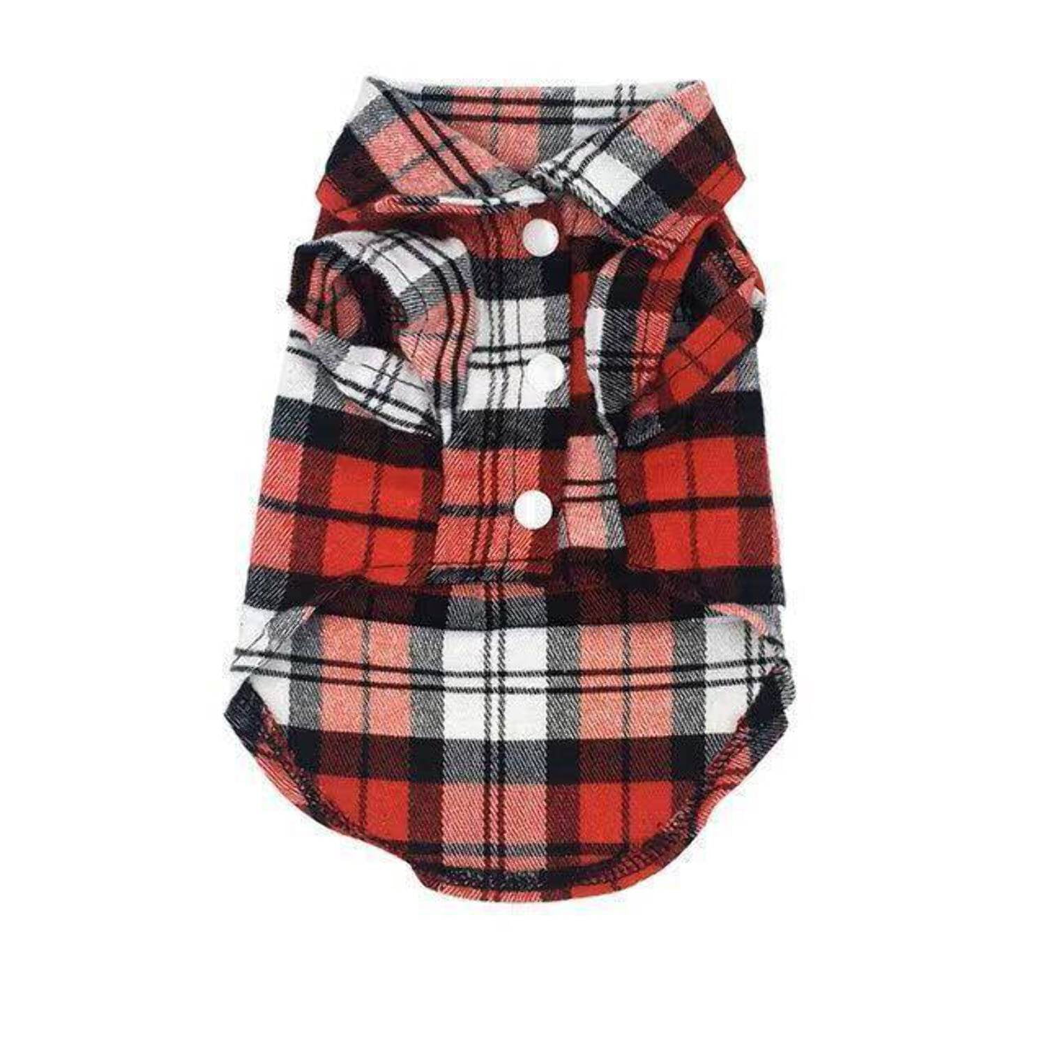 Super Cute Cotton Plaid Dog Shirts - Walmart.com