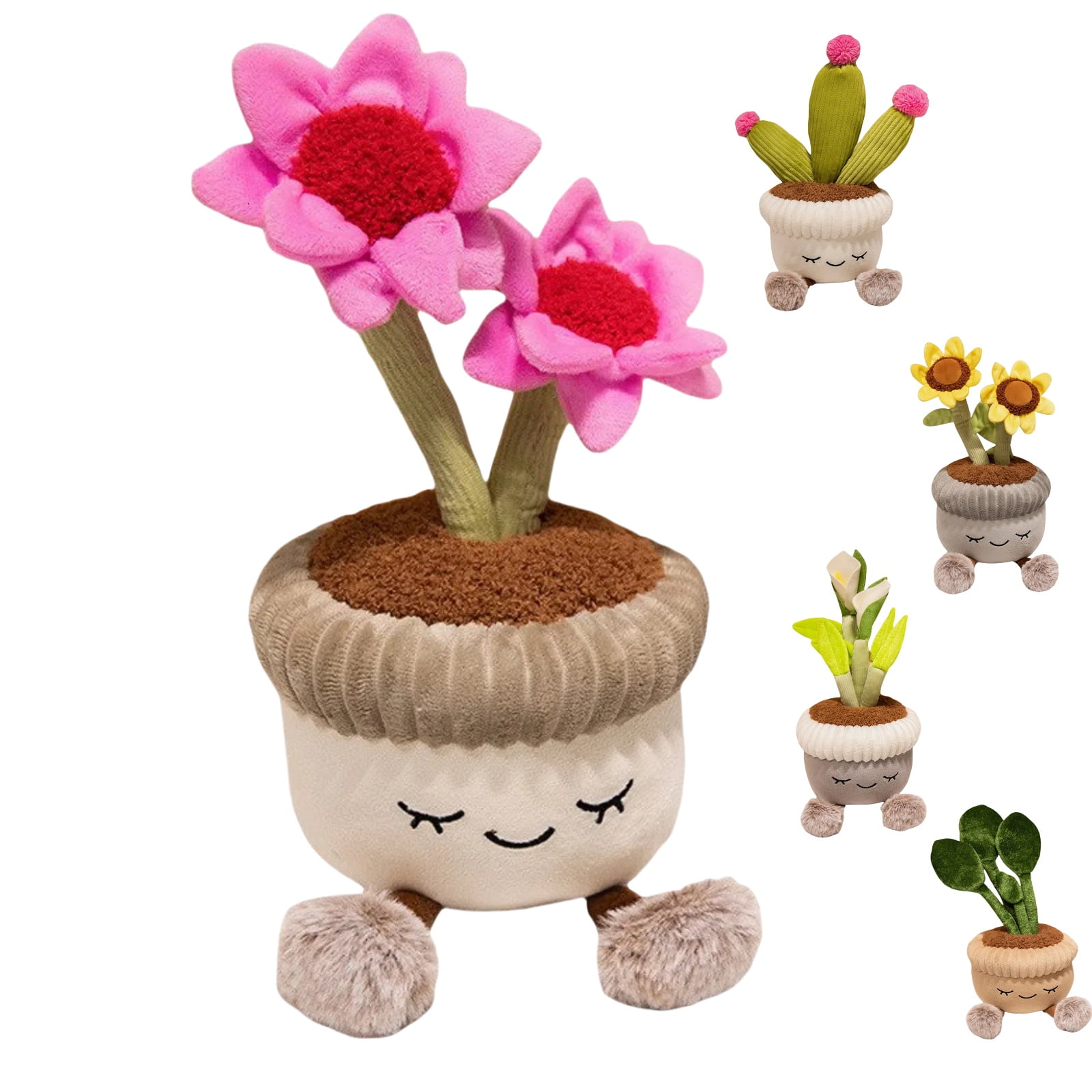 Super Cute Succulent Plush Toy Potted Plants, Cozy Stuffed Soft Plush ...