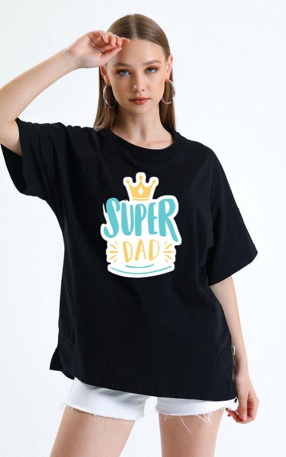 Super Dad Bold Heroic Graphic Gift Tee for Him T-shirt, for men & women ...