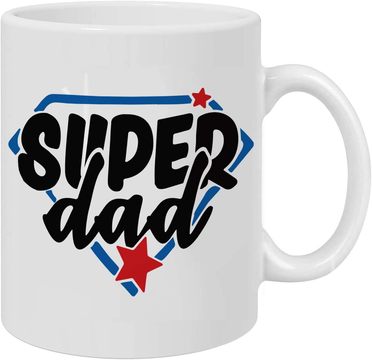 Super Dad Coffee Mug - Super Dad Mug - Birthday Gift for Dad from Daughter Son,Father's Day Gift ...