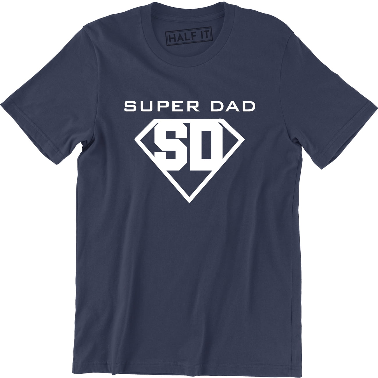 Super Dad My Dad My Hero Father Day Birthday Gift Present Daddy Tee ...