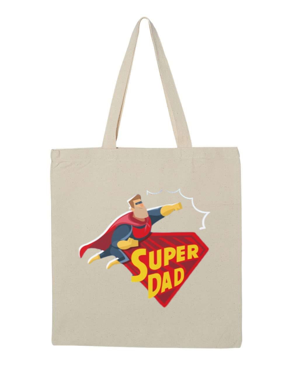 Super Dad Tote Bag Superhero Comic Inspired Gift Vibe - Walmart.com