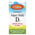 Carlson - Super Daily D3, 6,000 IU (150 mcg) per Drop, Vitamin D Drops ...