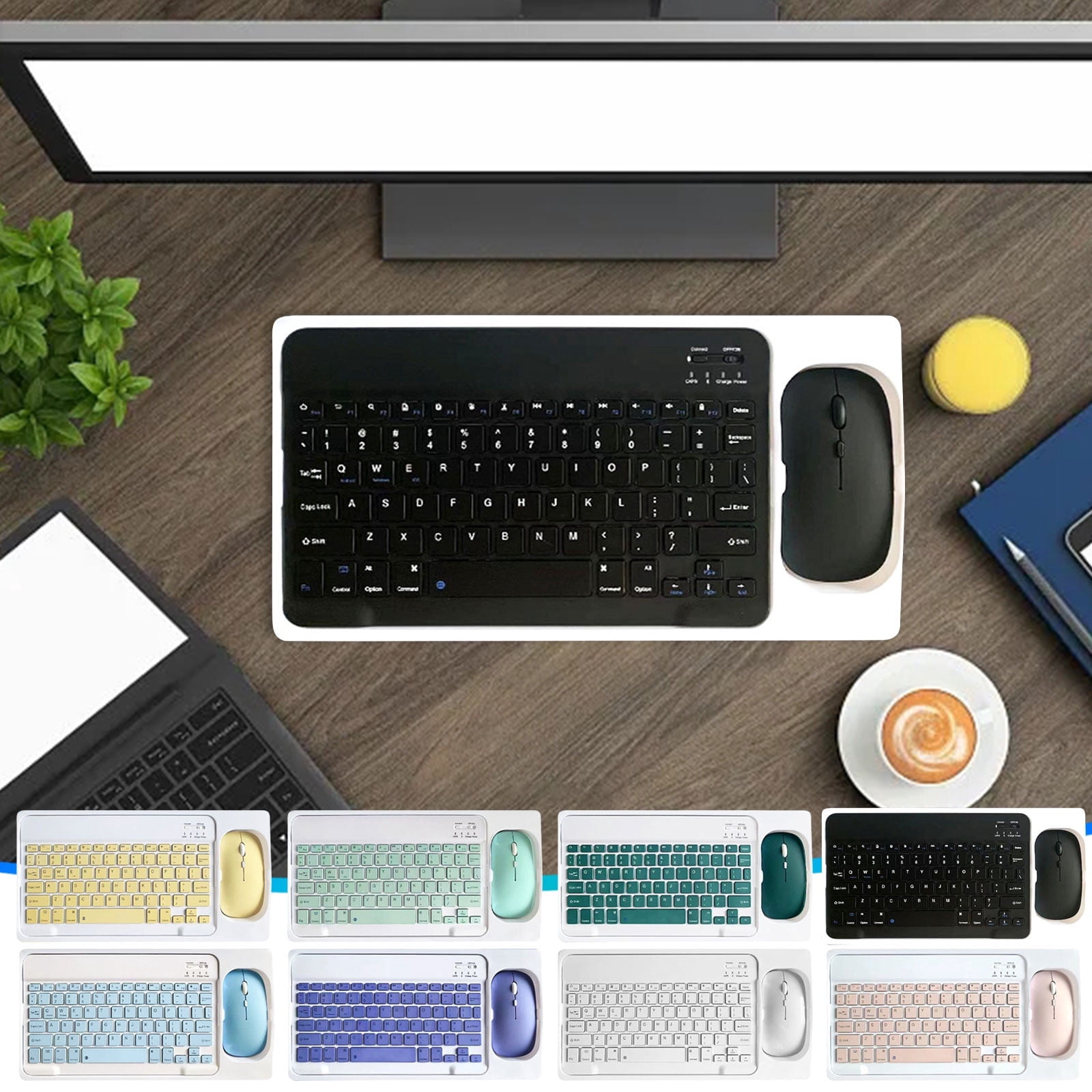 Super Deal, Bluetooth Keyboard and Mouse Set, Wireless Magnetic ...