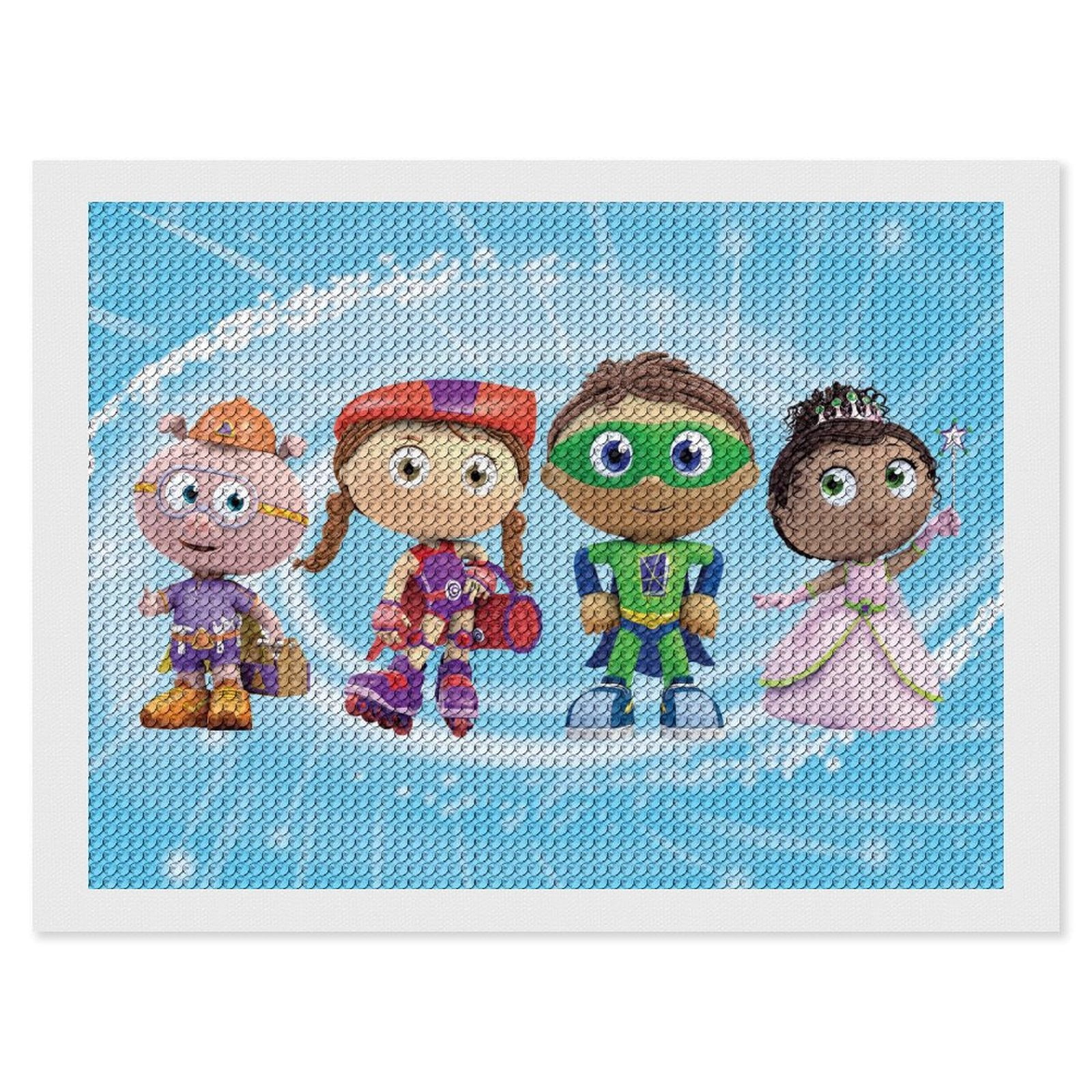 Super Why Diamond Art Kits for Adults 5D Diamond Art Kit Paint by ...