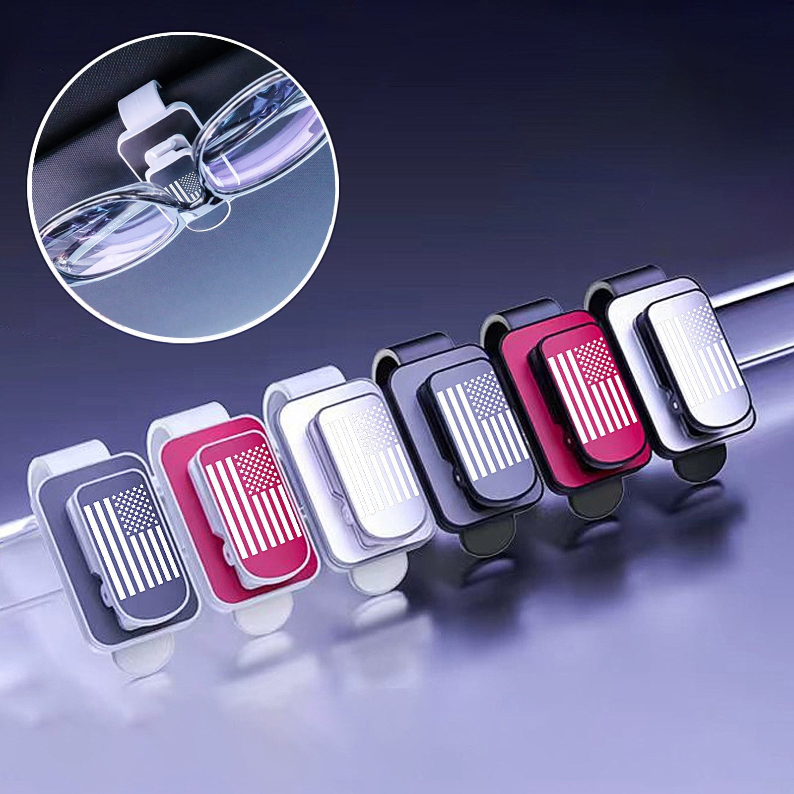 Super Discount, Car Sunglasses Clip Holder, Sun Visor Mounted ...