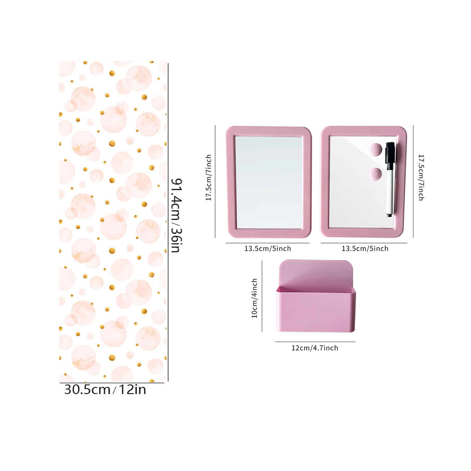 Super Discount, Locker Decoration Kit, Magnetic Set Includes Wallpaper ...