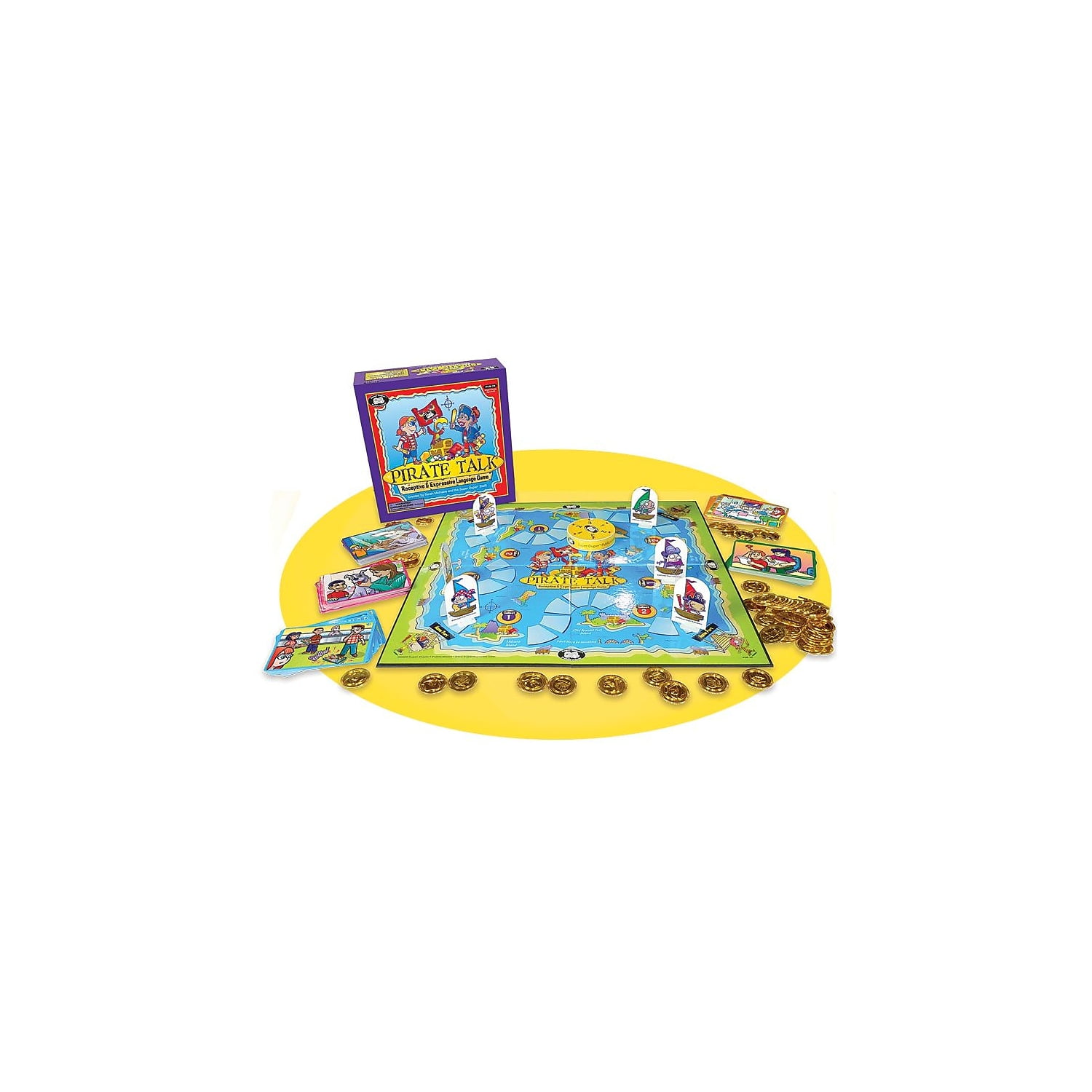 Super Duper Pirate Talk Receptive & Expressive Language Game Board GB39 ...