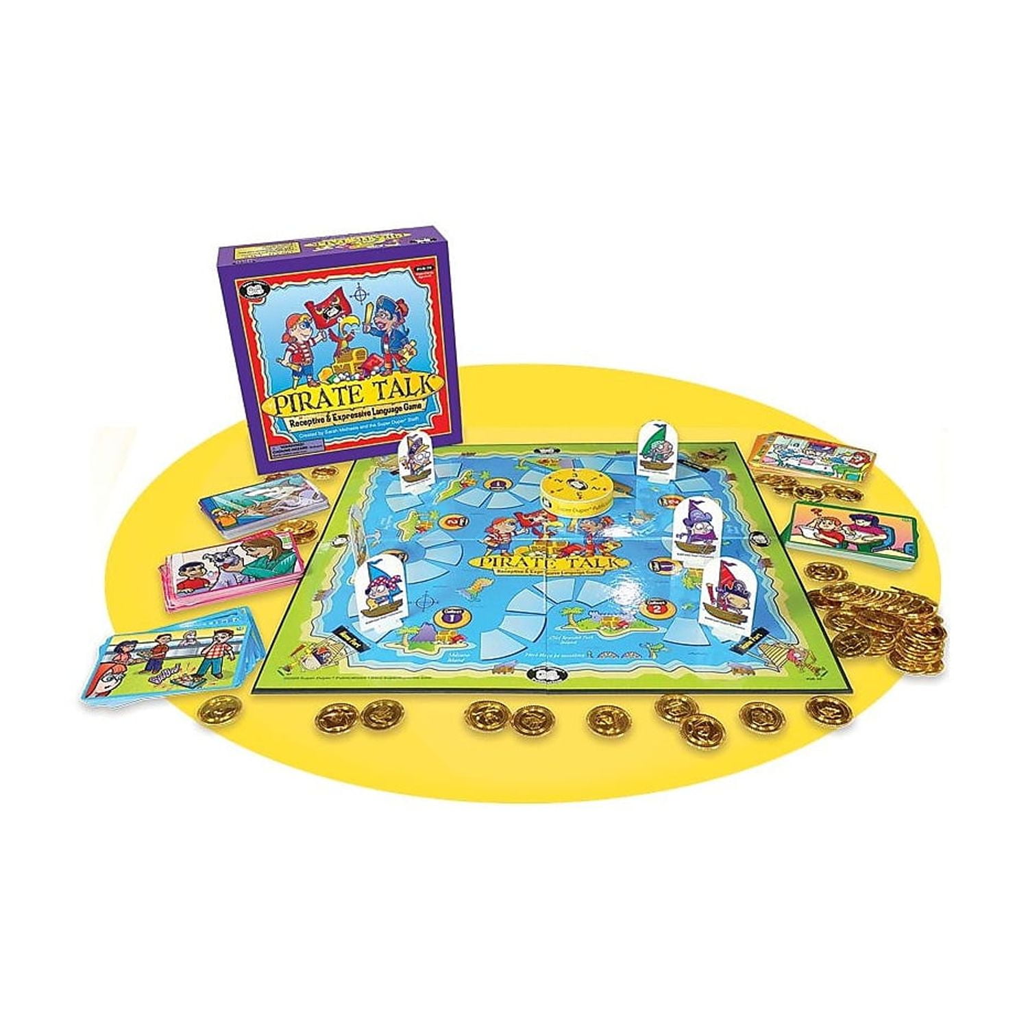 Super Duper Pirate Talk Receptive & Expressive Language Game Board GB39 ...