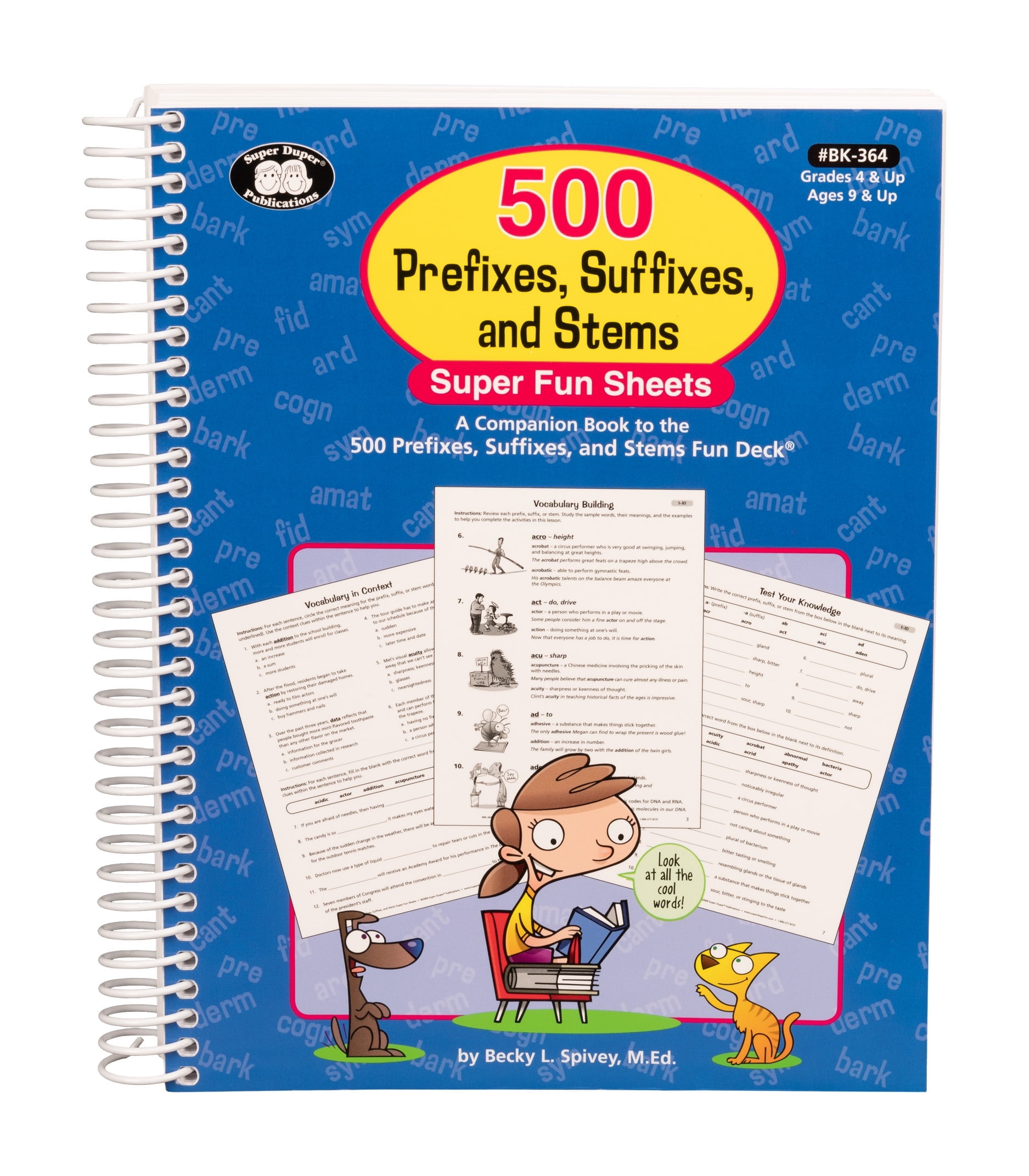 Super Duper Publications | 500 Prefixes, Suffixes, and Stems Super Fun ...