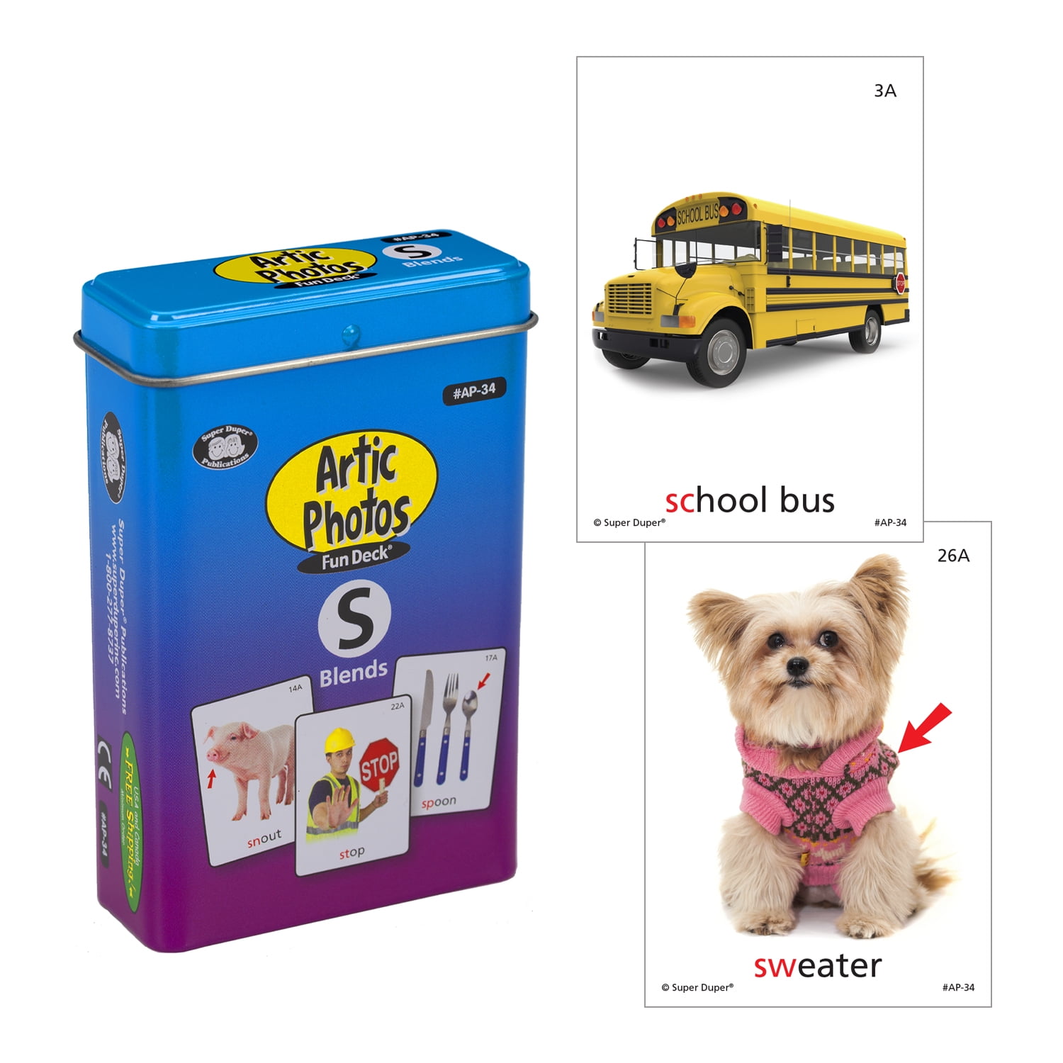 Super Duper Publications | Articulation Photos S Blends Sound Fun Deck ...