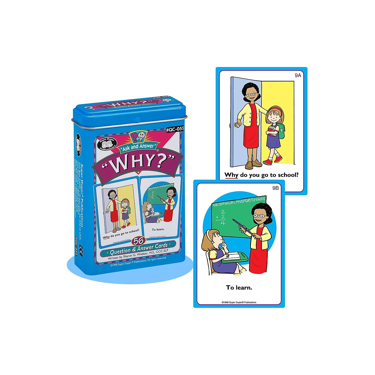 Super Duper Publications Ask And Answer "Why" Questions Card Deck ...
