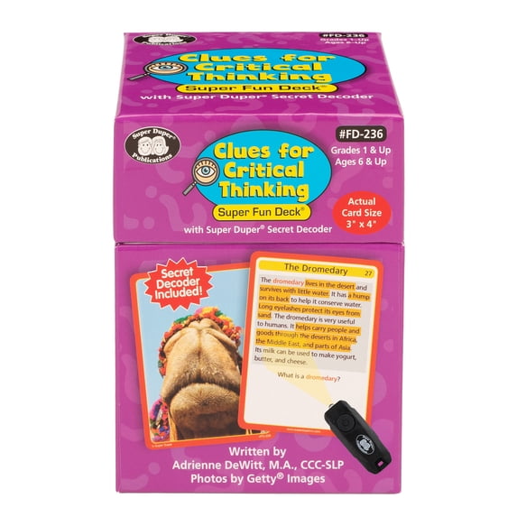 Super Duper Publications | Clues for Critical Thinking Secret Decoder ...
