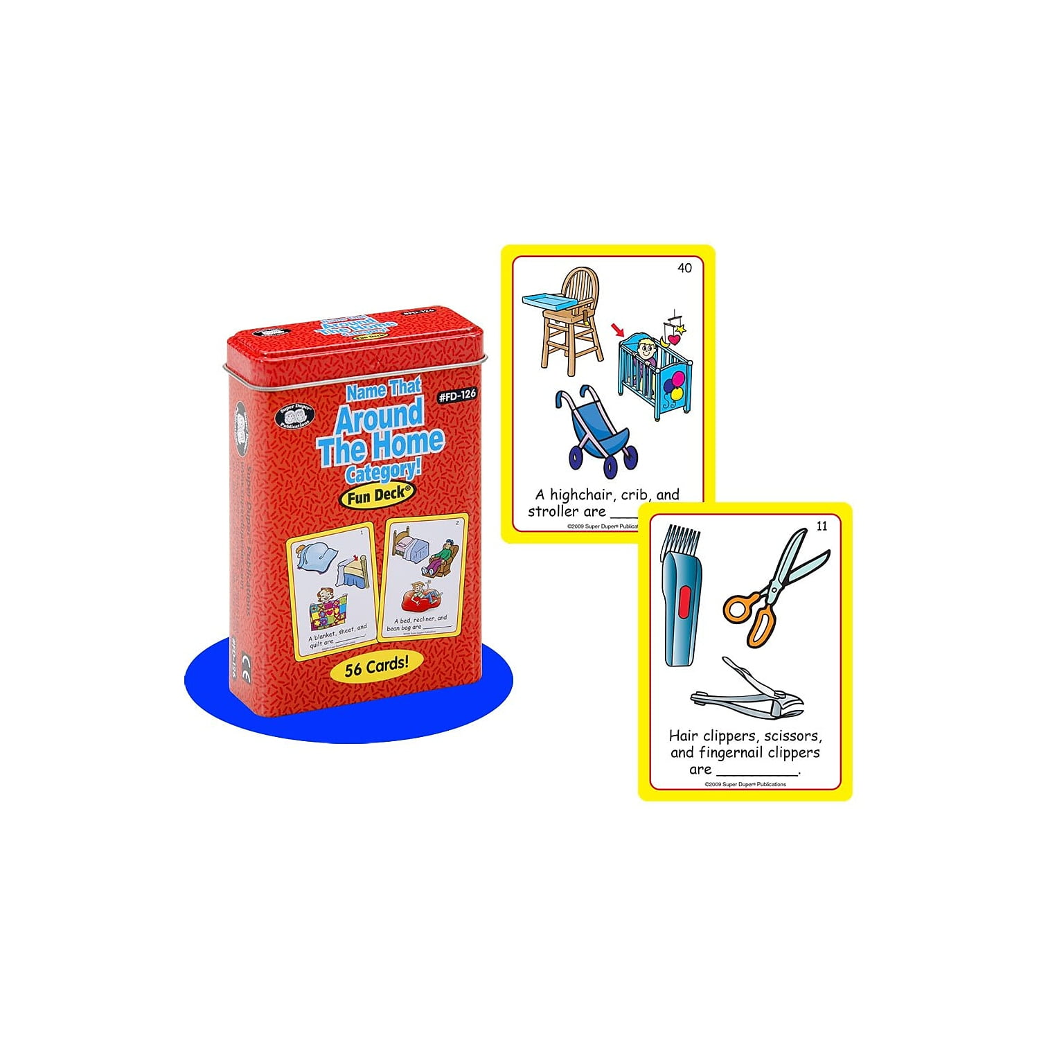 Super Duper Publications | Name That Around The Home Category Fun Deck ...