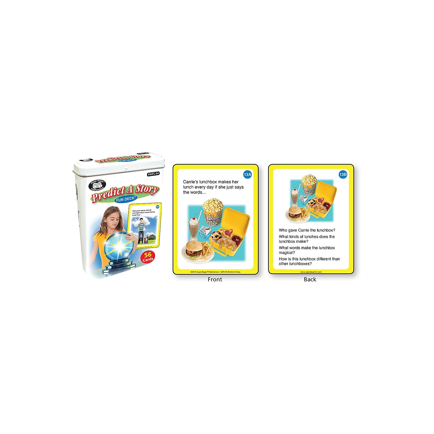Super Duper Publications | Predict A Story Flash Card Fun Deck | Educational Learning Resource ...