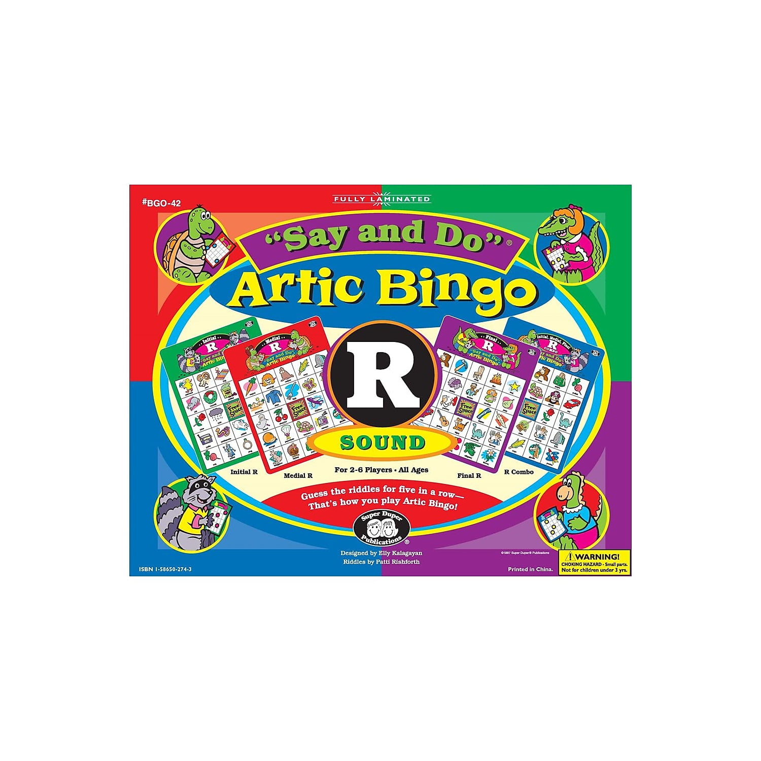 Super Duper Publications | Say and Do Artic Bingo Sound Game Letter “R ...