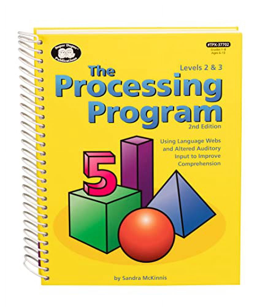 Pre-Owned Super Duper Publications The Processing Program - Levels 2 ...