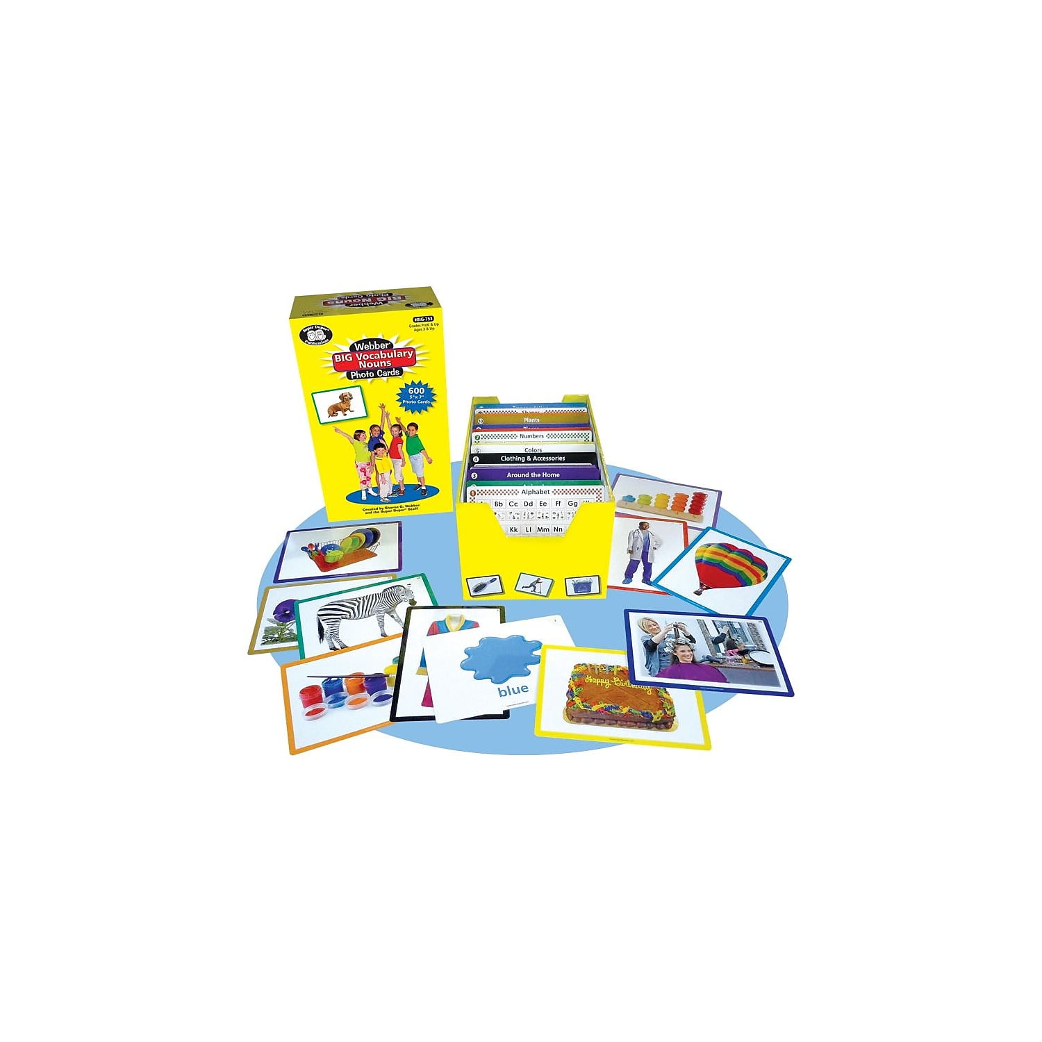 Super Duper Publications | Webber Big Vocabulary Nouns Photo Flash ...