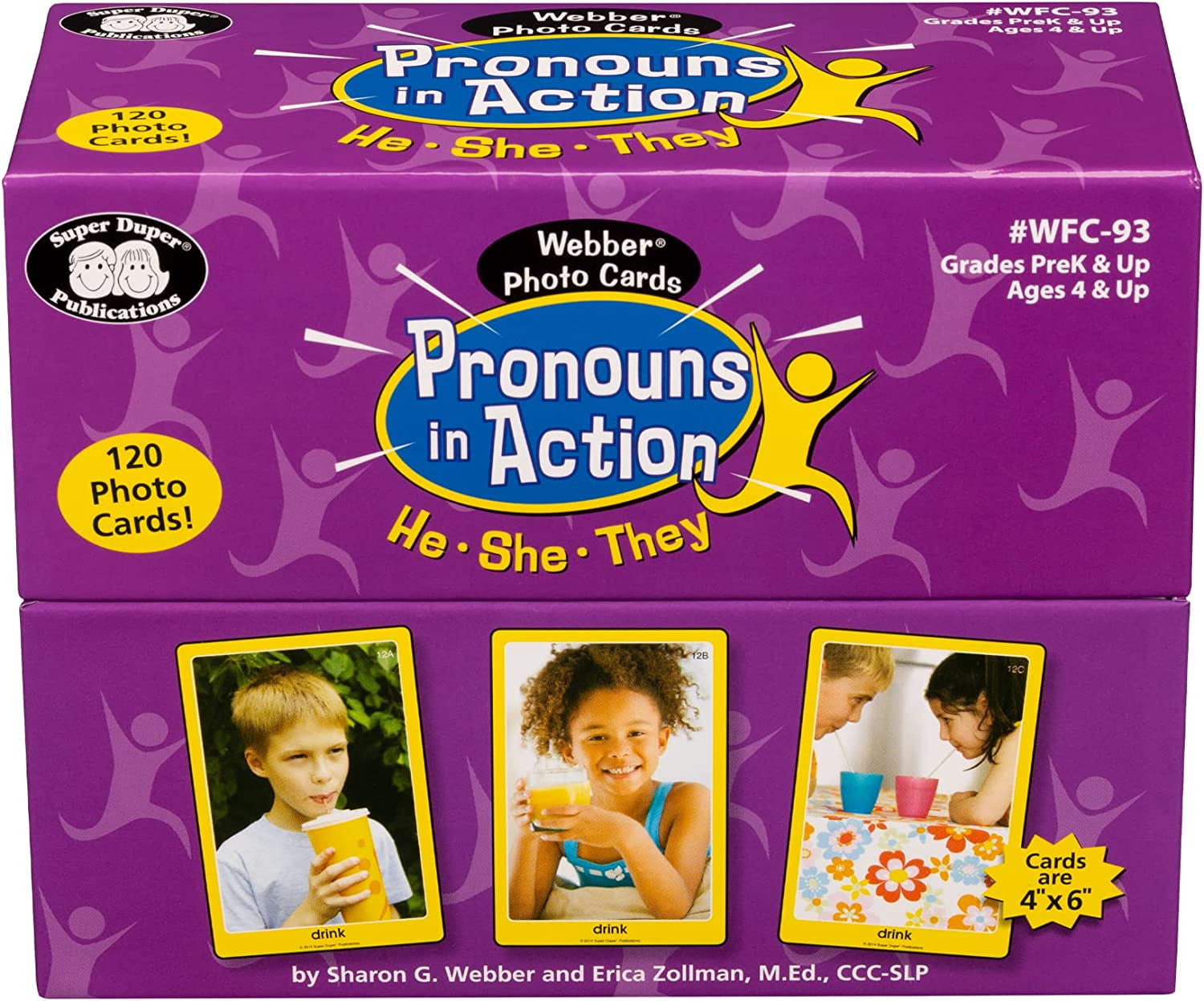 Super Duper Publications | Webber Photo Cards - Pronouns in Action - He ...