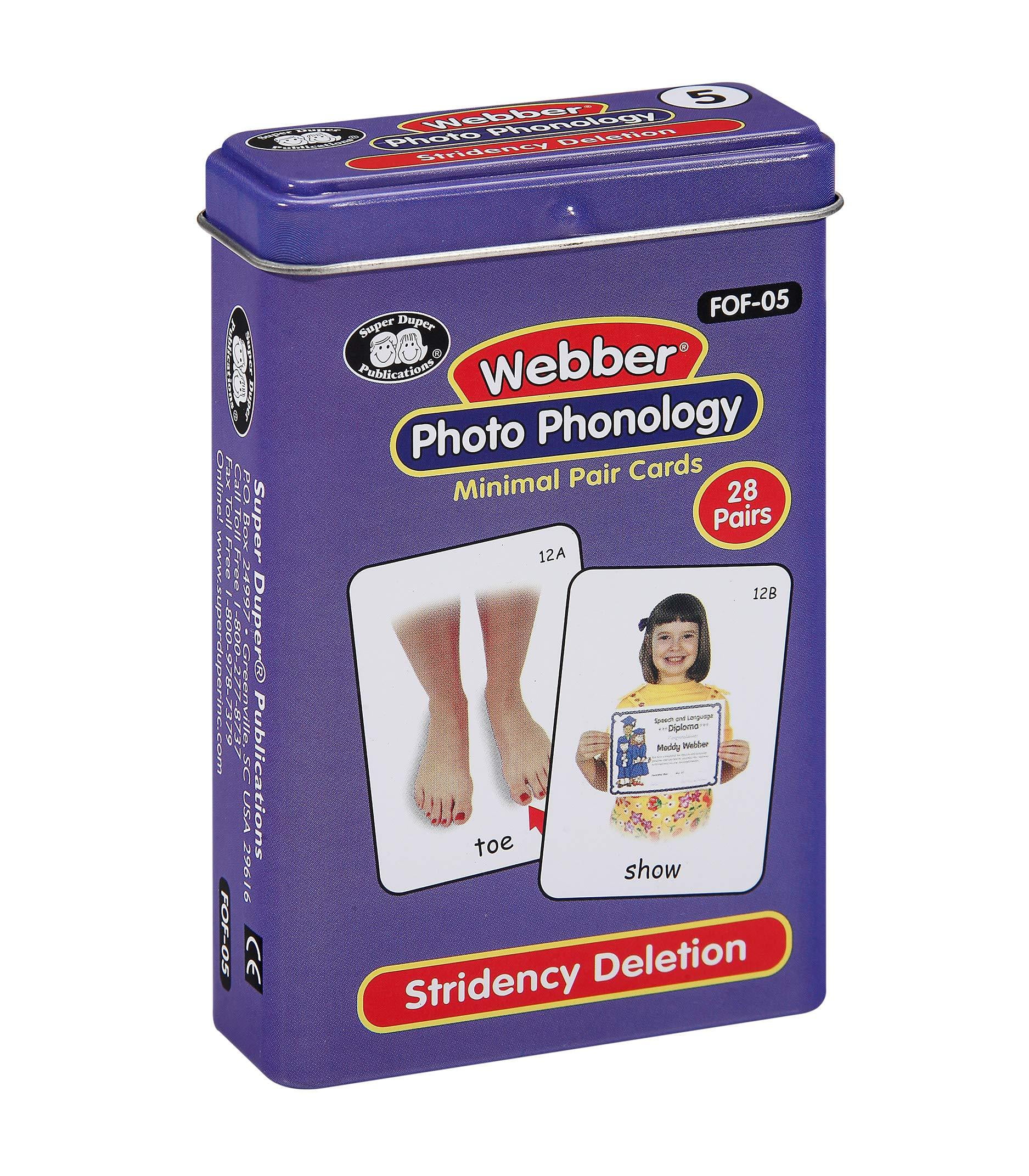 Super Duper Publications Webber Photo Phonology Stridency Deletion ...