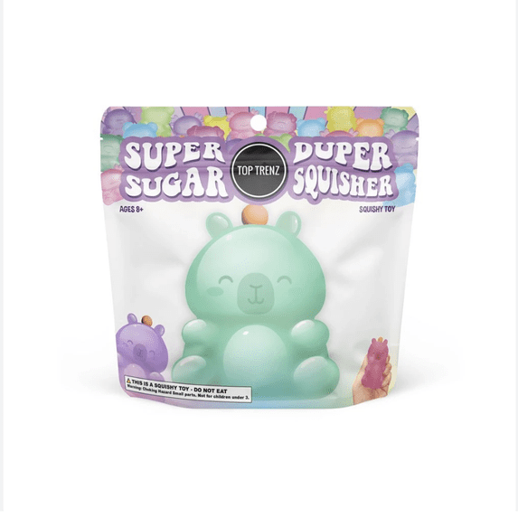 Super Duper Sugar Squisher Charlie the Capybara-Sensory Stress Relief ...