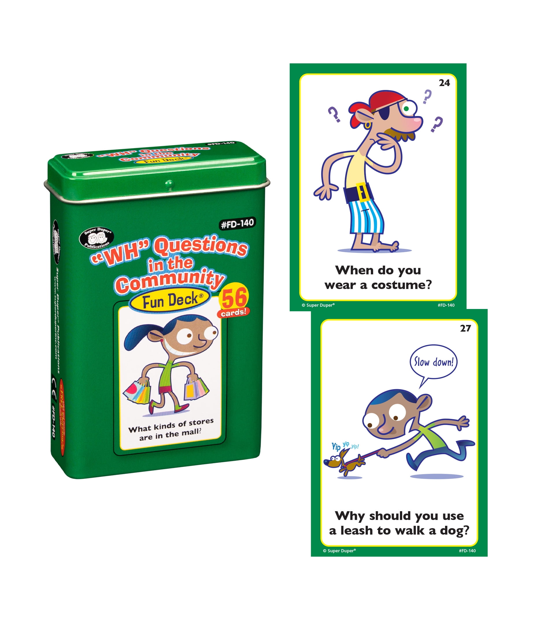 Super Duper "WH" Questions in the Community Fun Deck Cards FD140 ...