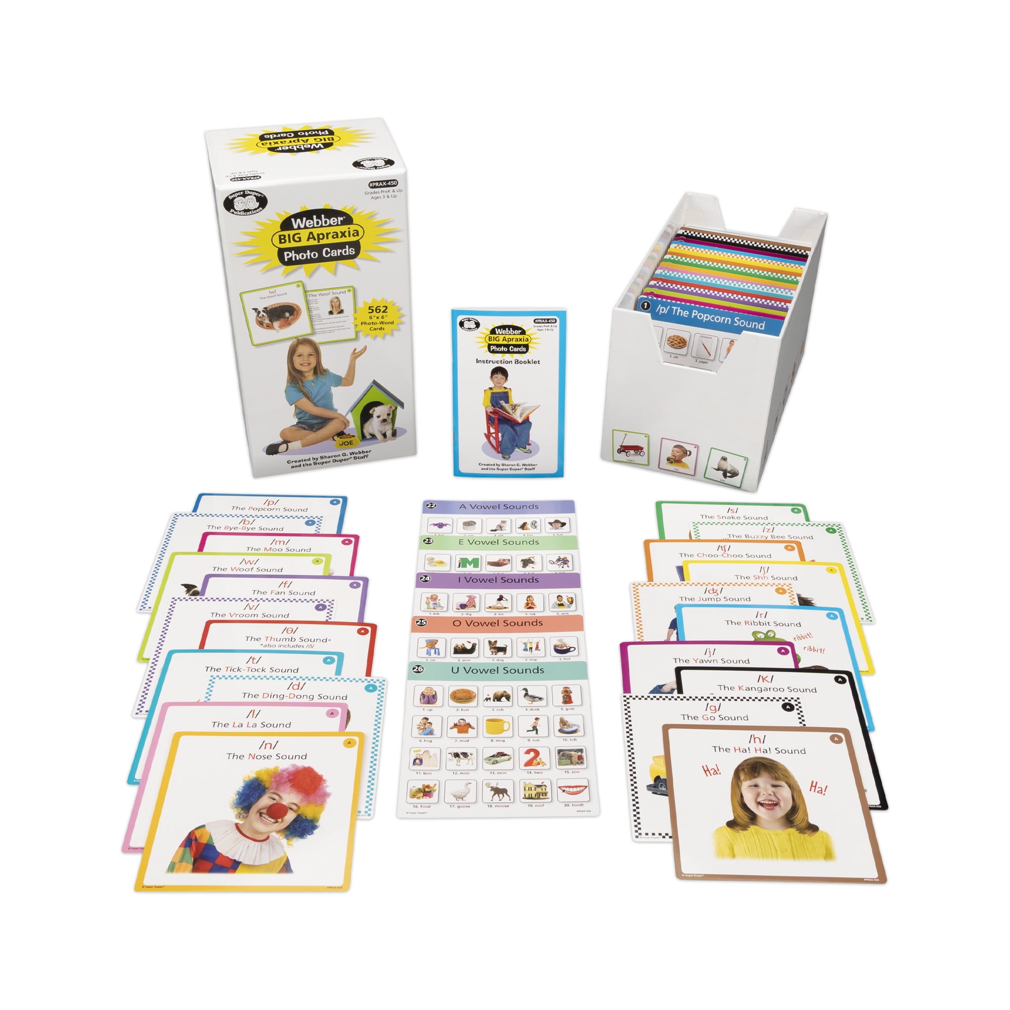 Super Duper Webber BIG Apraxia Photo Deck Cards PRAX450 - Walmart.com