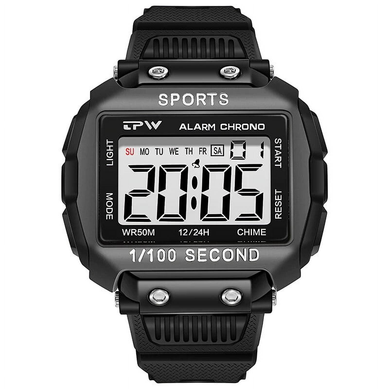 Super Easy to Read Scratch Proof Case 5ATM Water Resistant Oversized ...
