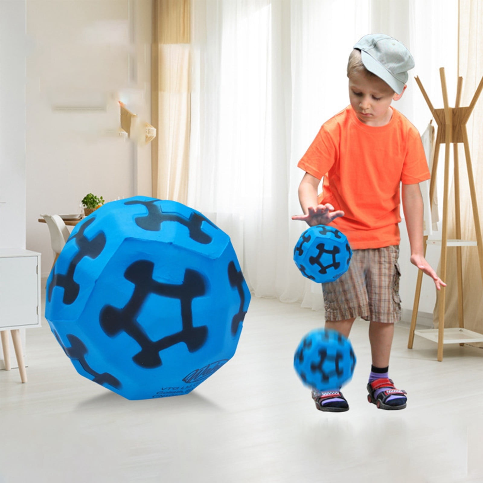 Super Elastic Space Bouncing Toy Sensory Moon High Decompression Stress ...