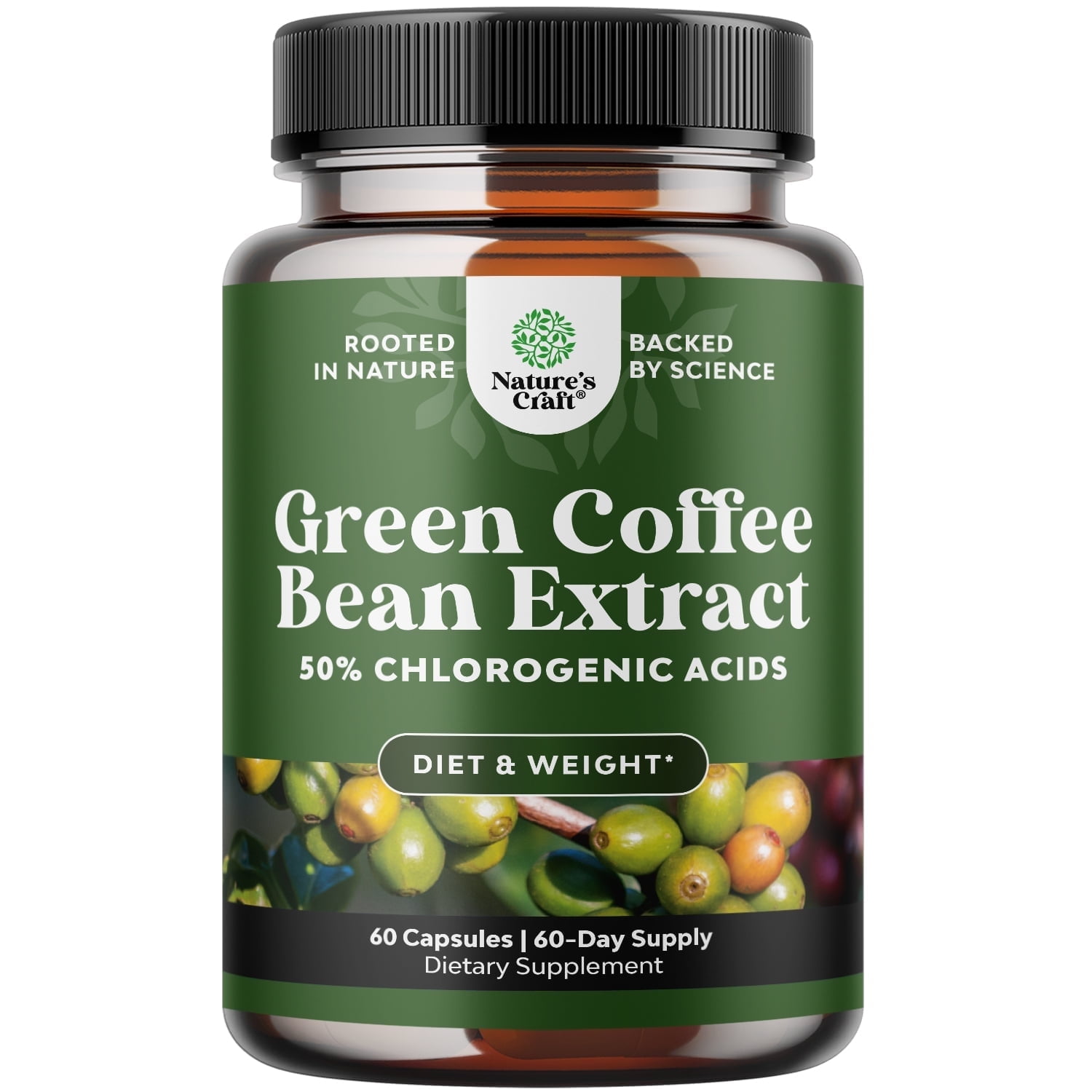 Super Energizing Natural Pure Green Coffee Bean Extract - Natural ...