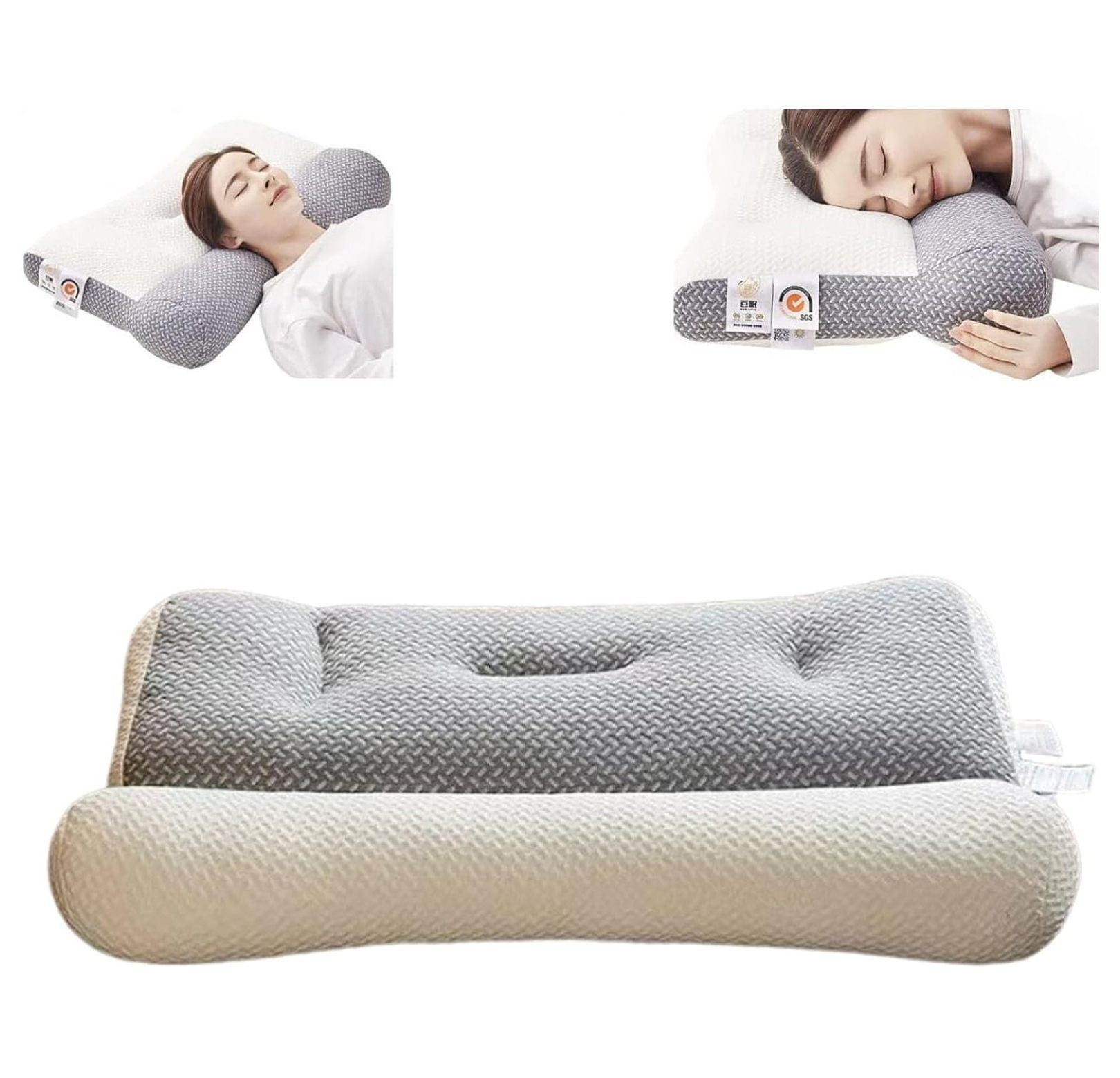 Super Ergonomic Pillow - 2024 New Orthopedic Correction Repair Traction ...