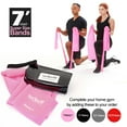 Super Exercise Band USA HEAVY+ Strength Pink 7 Ft. Long. Latex Free ...