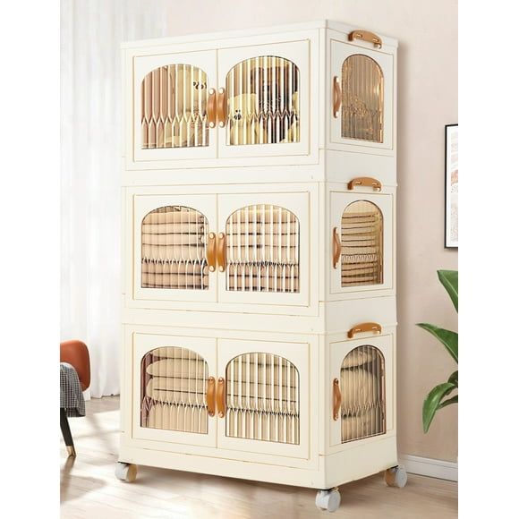 Bino Stackable Plastic Organizer Storage Bins