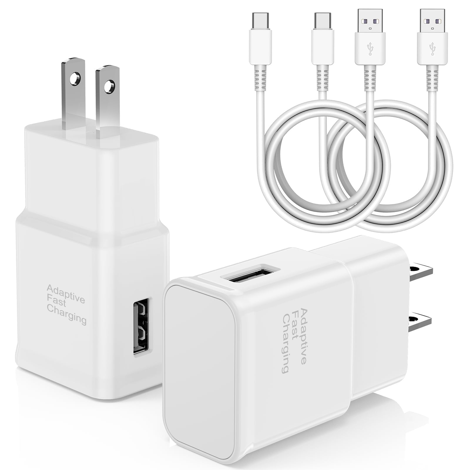 Super Fast Charger Type C, 2Pack USB C Android Phone Wall Charger Block ...