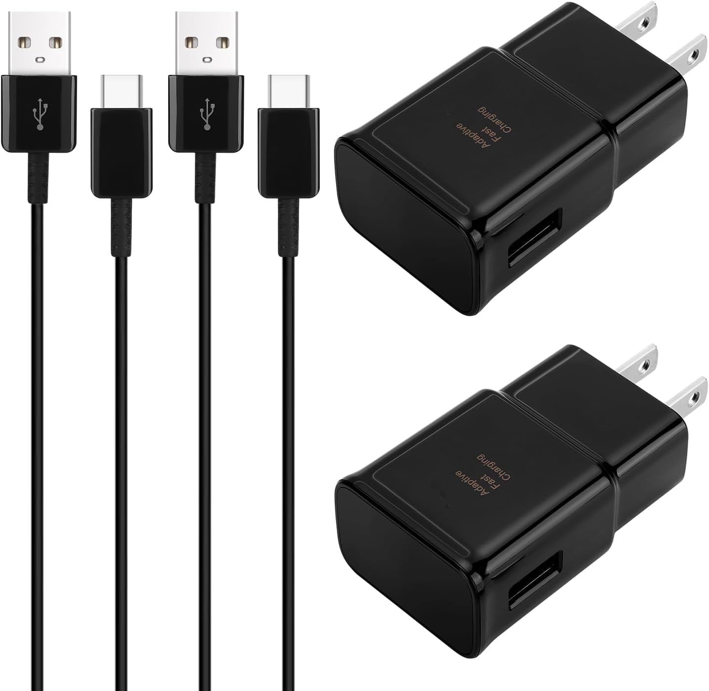 Super Fast Charger Type C, 2Pack USB C Android Phone Wall Charger Block ...