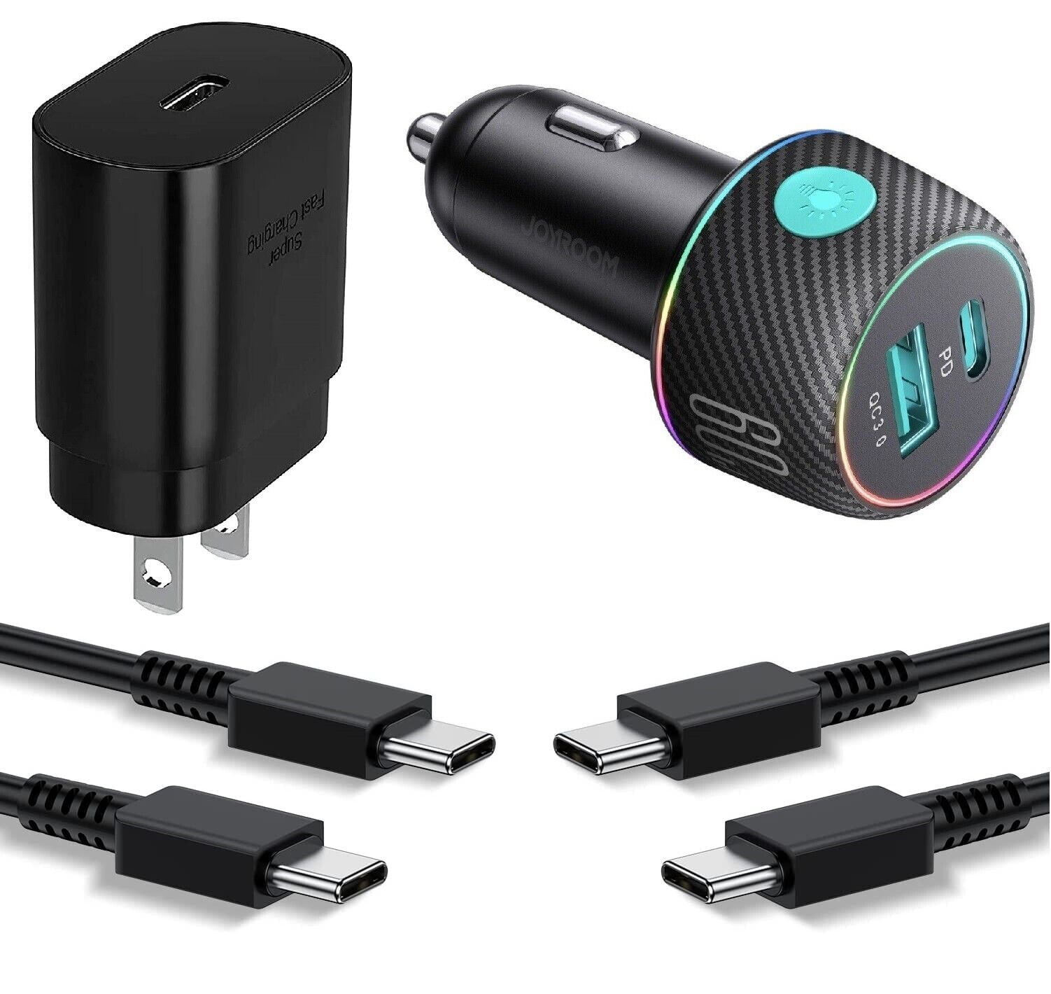 Super Fast Charger Type C Kit for Samsung Galaxy S21 Ultra - 25W PD ...